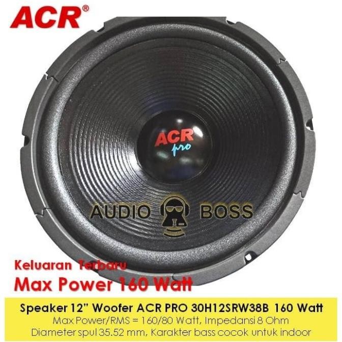 Jual Baru Speaker 12 Inch Woofer Acr Pro 500 Watt / Speaker Woofer 12" Acr Pro | Shopee Indonesia