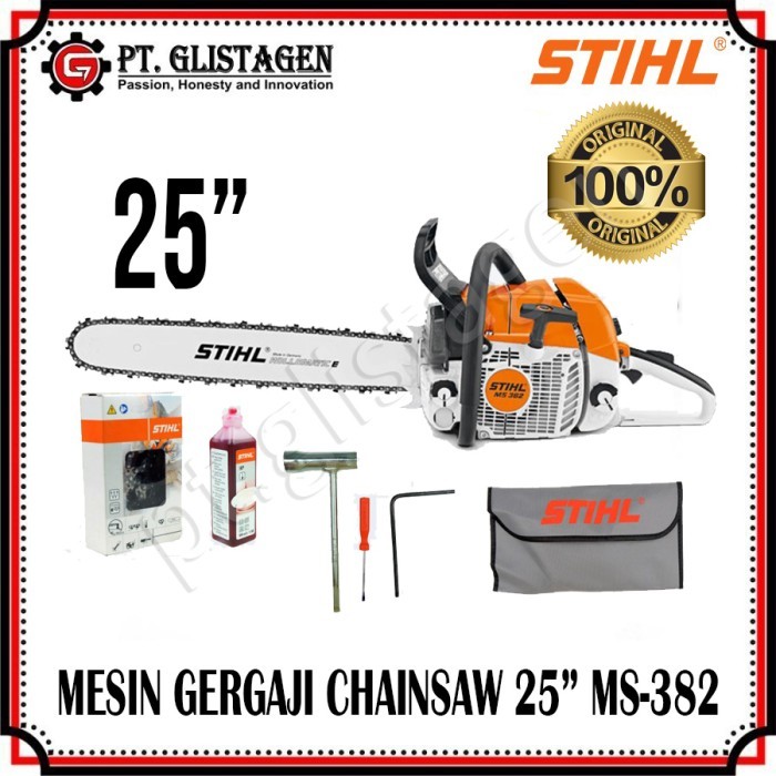 Jual Mesin Gergaji Chainsaw / Potong Kayu Chain Saw Stihl 25" Inch Ms - 382 Harga Khusus ...