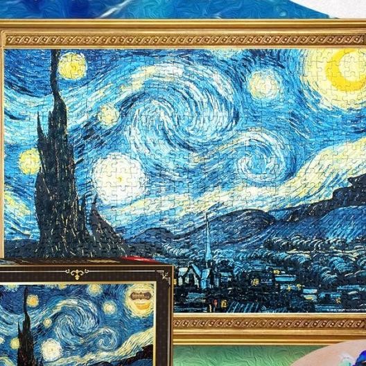 Jual KKV Mainan Puzzle Vincent Van Gogh Classic Kreatifitas Anak 1000 ...