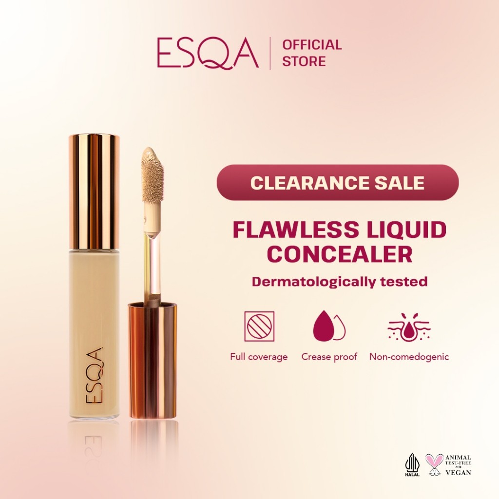 Jual ESQA Flawless Liquid Concealer Full Coverage - R80075 | Shopee ...