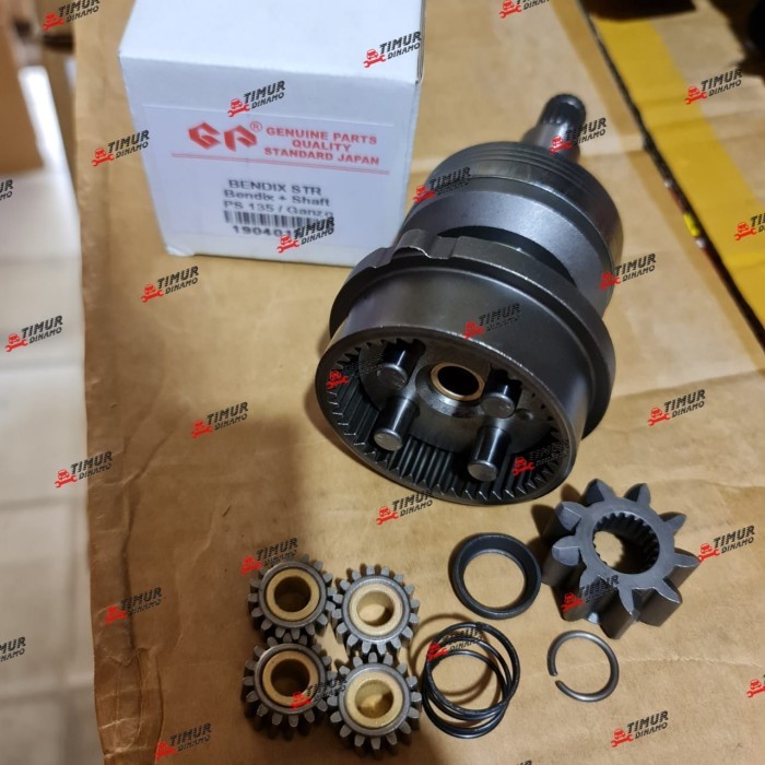 Jual Bendix Starter Ps135 Canter Ps110 Engkel Ps125 Komplit Plus Shaft ...