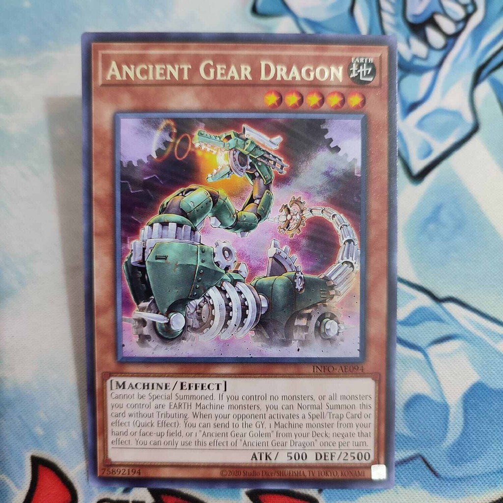 Jual yugioh AE ancient gear dragon INFO-AE094 R original | Shopee Indonesia