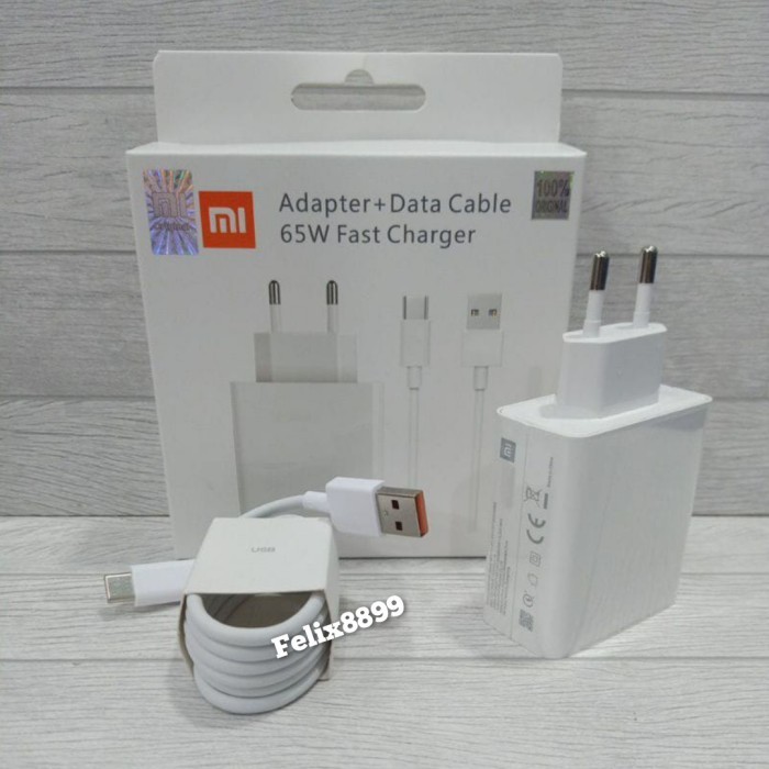 Jual Charger Xiaomi 65W Mi 11 Pro Usb Type C Fast Charging Original 100 ...