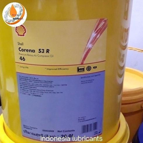 Jual SHELL CORENA S3 R 46 ISI VG 46 OIL KOMPRESOR UDARA PAIL 20LITER ...