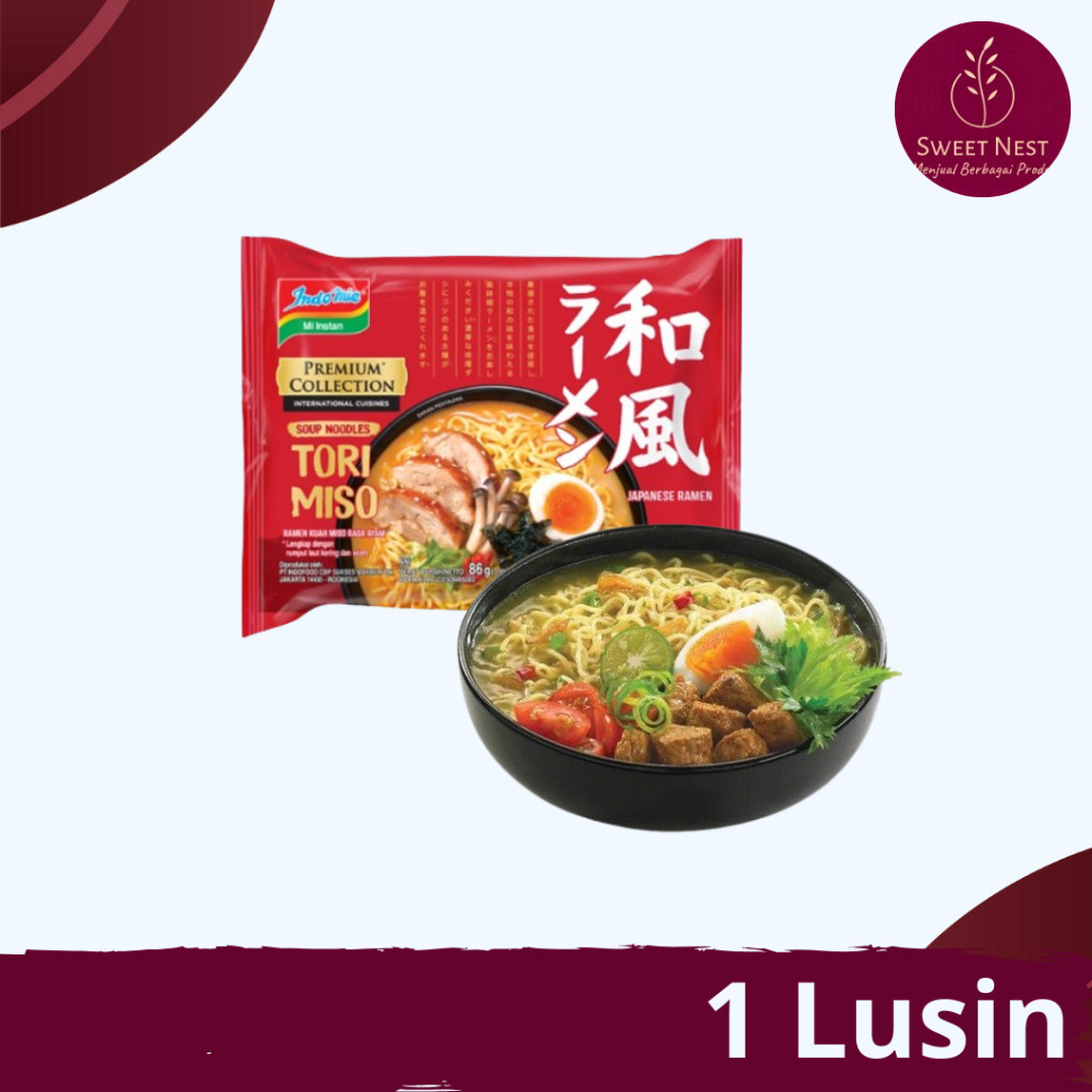 Jual Indomie Mie Instan Japanese Tori Miso Ramen Satu Lusin - 12 PCS ...