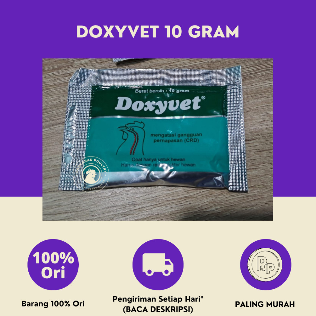 Jual Doxyvet 10 Gram (Obat Ngorok/Flu Ayam) | Shopee Indonesia