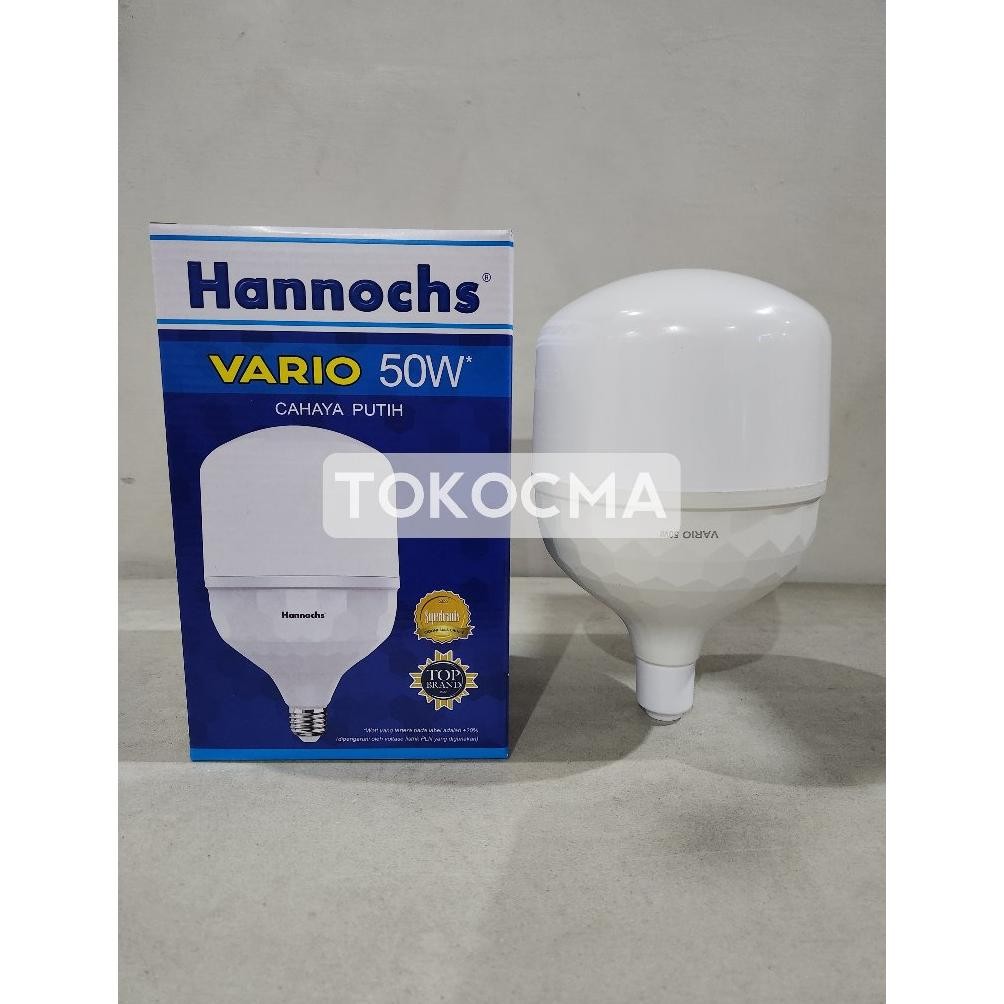 Jual Kekinian Lampu Led Bohlam Vario 50W 50Watt Hannochs Cooldaylight Baru | Shopee Indonesia