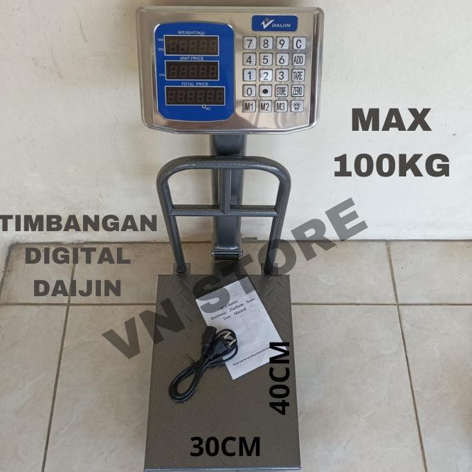Jual Sale!! Timbangan Duduk Digital Daijin 100 Kg Bench Scale | Shopee ...