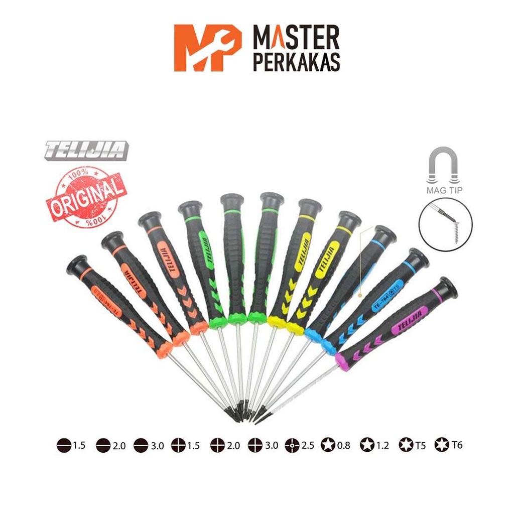 Jual Obeng Satuan TELIJIA TE-764 ORIGINAL MP / Screwdriver HP Laptop ...