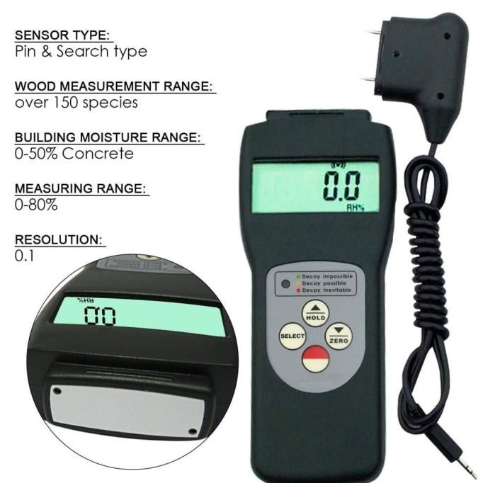 Jual Moisture Meter Mc-7825Ps Wood Concrete Soil Landtek Mc7825Ps ...