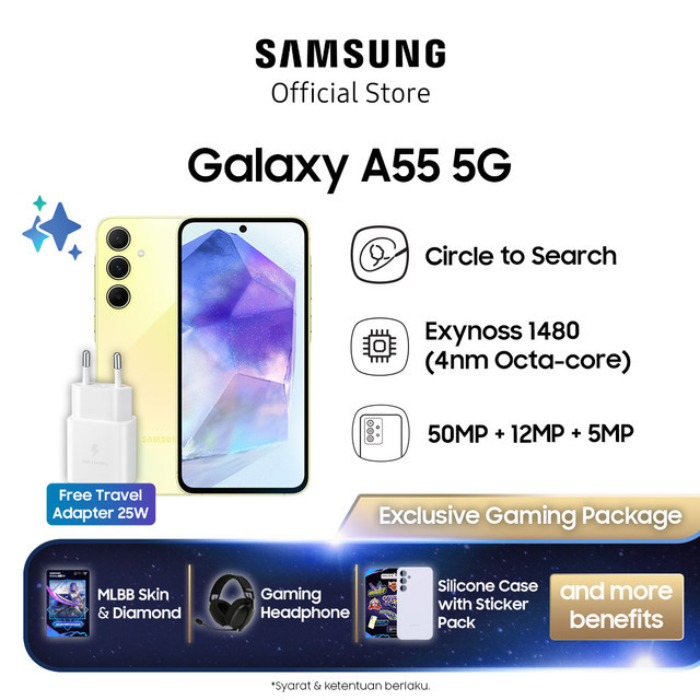 Jual [Special Gaming Package] Samsung Galaxy A55 5G 8GB/256GB - Awesome ...