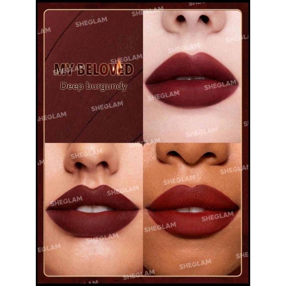 Jual Sheglam Dynamatte Boom Long-Lasting Matte Lipstick (Ember Rose Ver ...