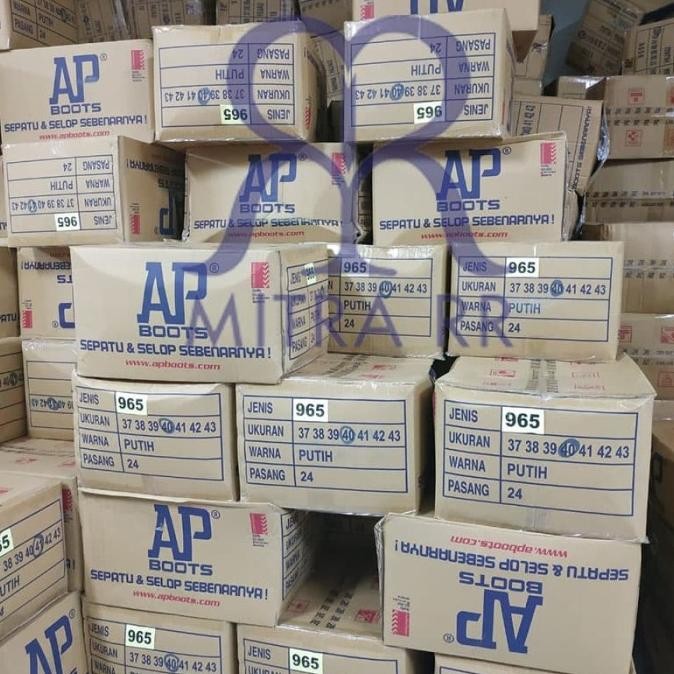 Jual dg-4 Sepatu Karet AP Boots Multi Fungsi- AP PUL BOLA 963 Putih AP ...