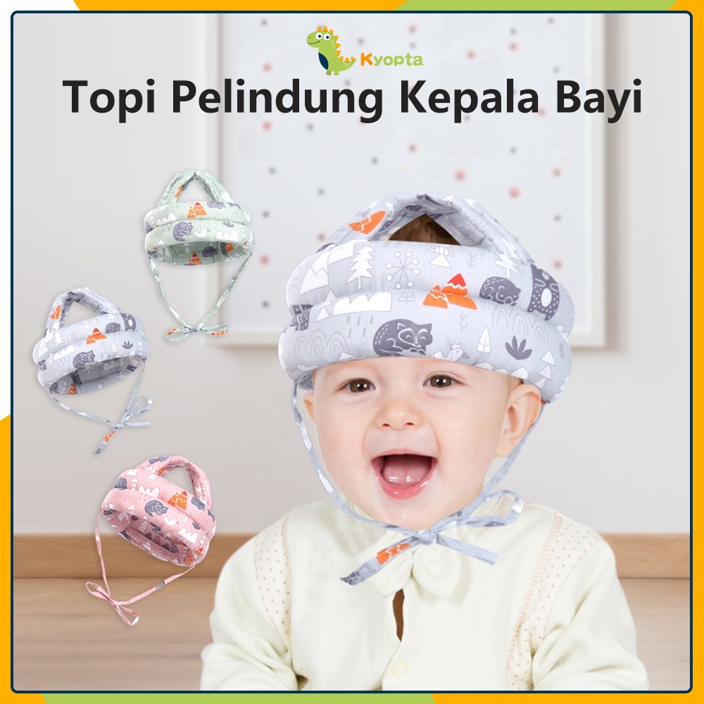 Jual Kyopta Bantal pelindung kepala bayi topi Baby head protector Helm ...