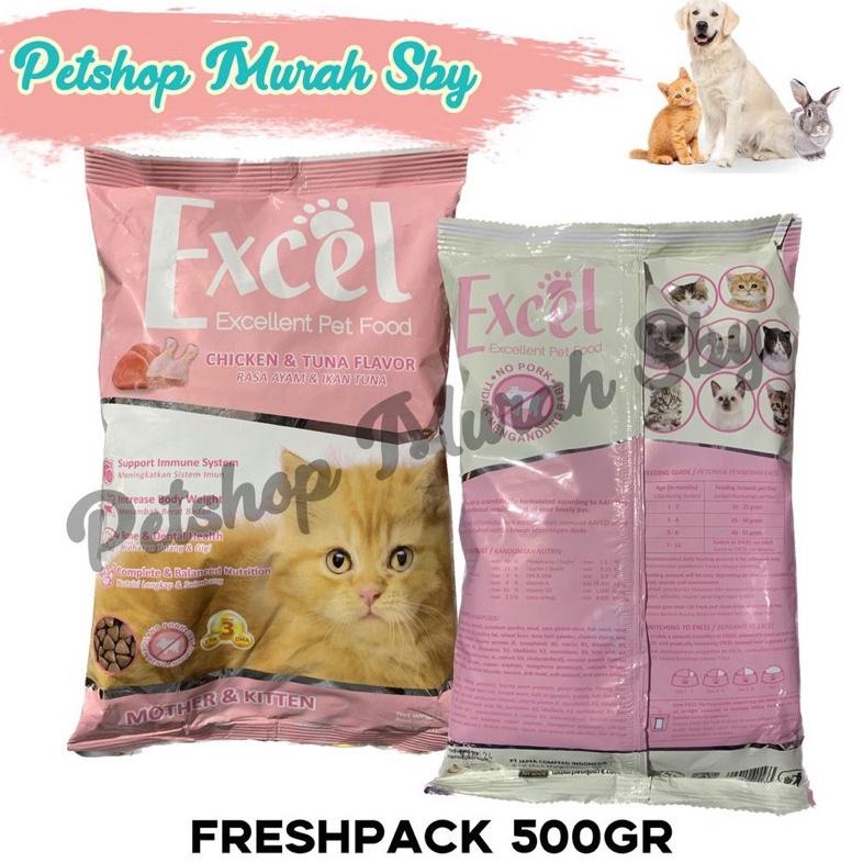 Jual Trending Excel Chicken Tuna Mother And Kitten Freshpack 500Gr ...