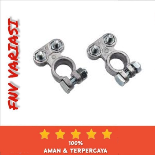 Jual 2PCS KlemTerminal Kepala Aki Accu Besar Klem Kuningan Timah ...