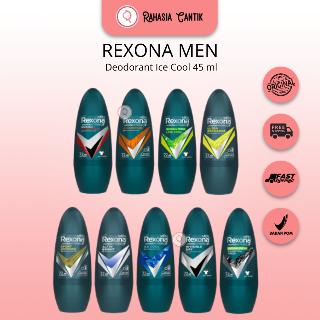 Jual REXONA MEN | Deodorant Motion Activated 45 ml | Shopee Indonesia