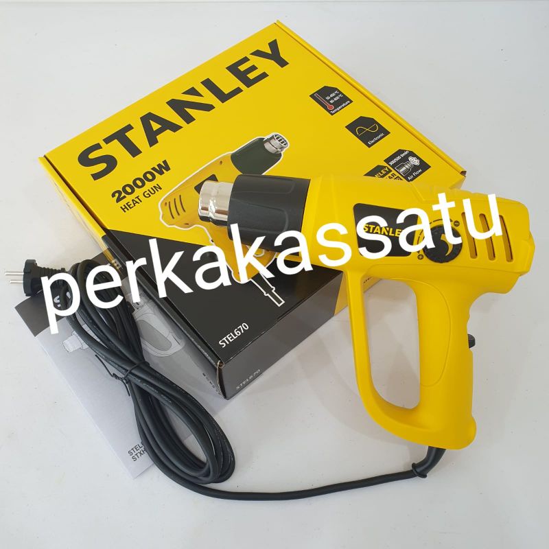 Jual MESIN HEAT GUN STANLEY STEL670 HOT AIR BLOW GUN 2000 WATT | Shopee ...