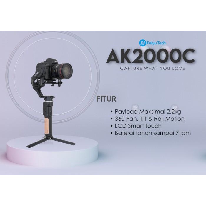 Jual TERLARIS - FEIYU AK2000C 3-AXIS HANDHELD GIMBAL STABILIZER ...