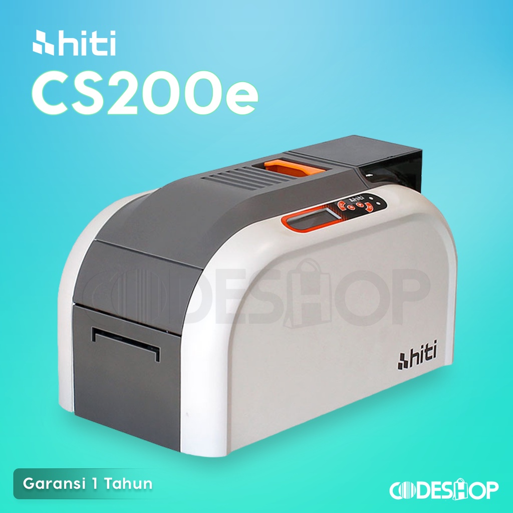 Jual ID Card Printer Hiti CS-200e Kartu PVC - Single Side USB-300Dpi ...