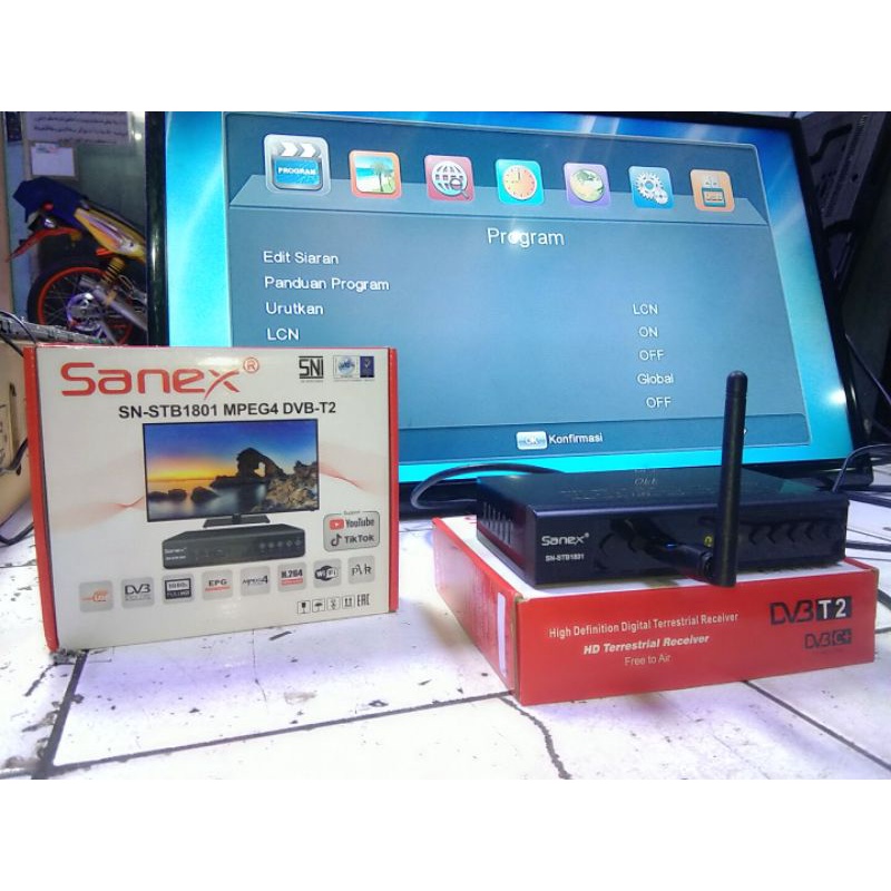 Jual SET TOP BOX SANEX ORIGINAL GARANSI STB SANEX SETBOX SANEX SN ...