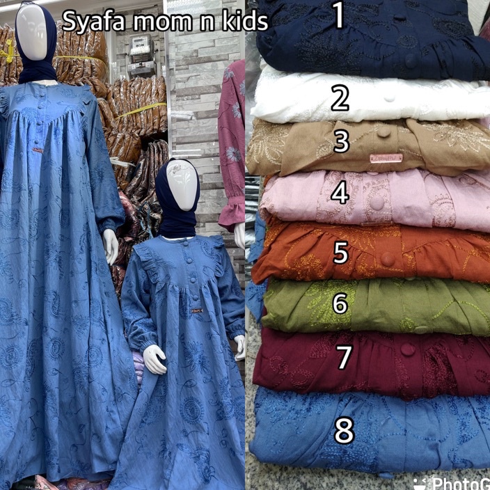 Jual Stok Baru syafa couple mom and kids by olivia mj. | Shopee Indonesia
