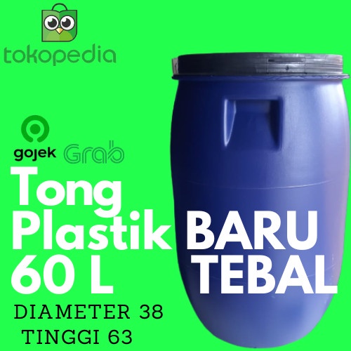 Jual Tong 120 L / Drum Air / Tong Sampah / Drum Plastik Liter Tempat ...