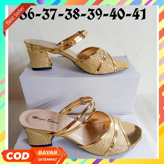 Jual Sendal Kondangan Hils Cewek Remaja Simple Haighill Sandal Heels ...