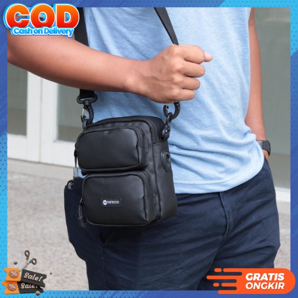 Jual Tas Sling Bag Pria Waist Bags Local Premium Slempang Laki-Laki ...