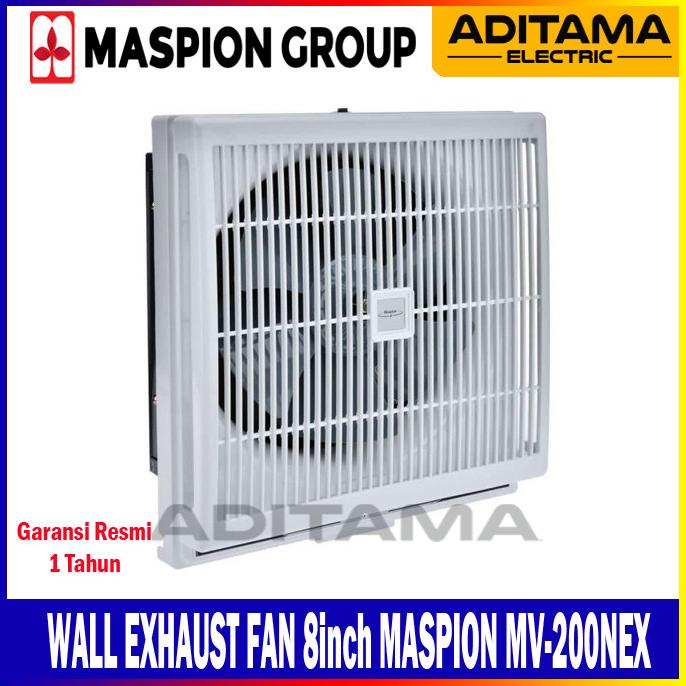 Jual MASPION WALL EXHAUST FAN 8 Inch MV-200NEX/ EXHAUST MASPION MV 200 ...