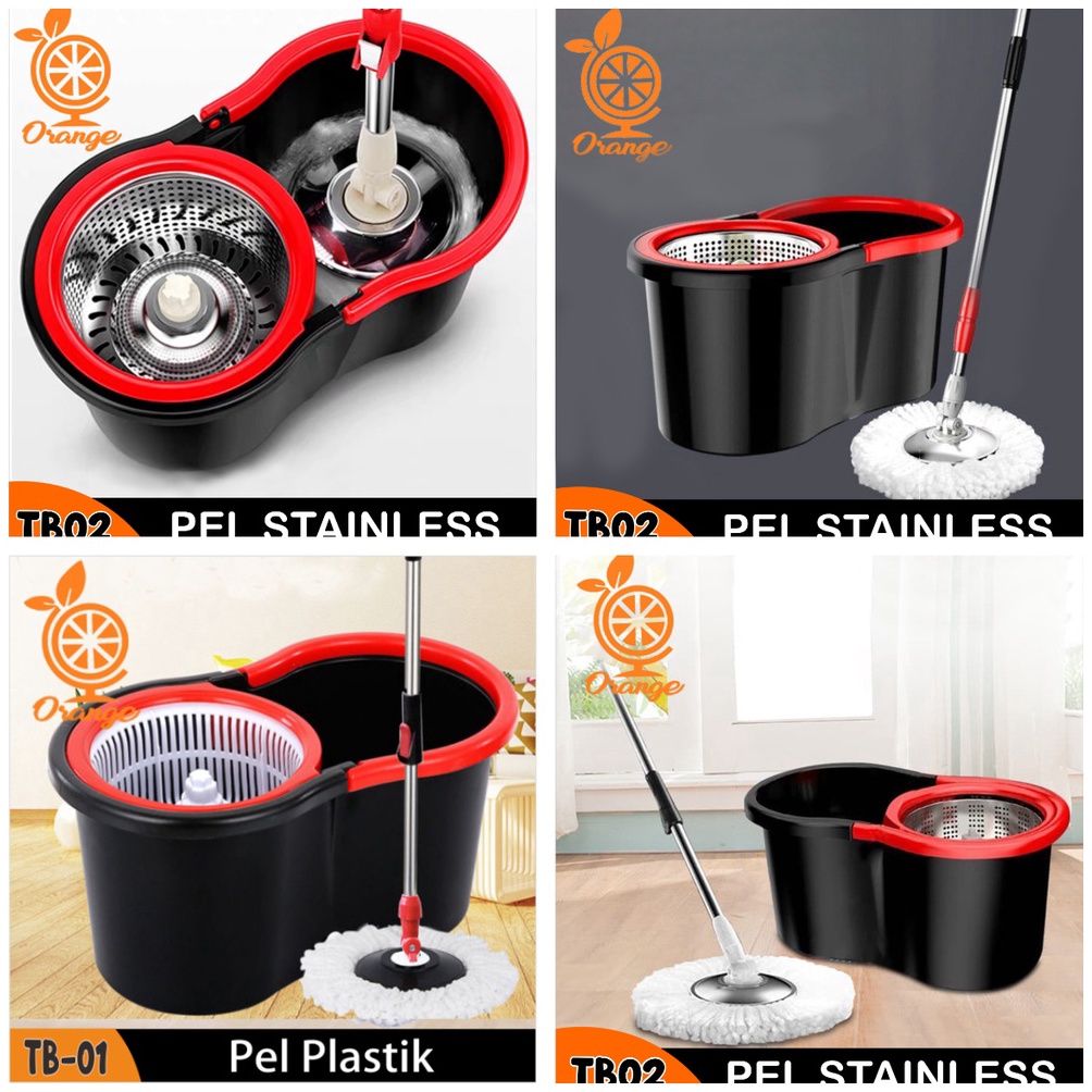 Jual Produk Terkini.. Super Mop Alat Pel Lantai Putar Alat Pel Otomatis ...