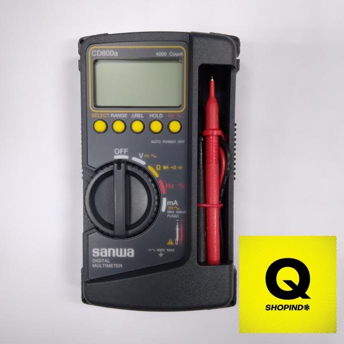 Jual SANWA CD800a/CD 800a Multimeter Multitester Avometer Digital ...