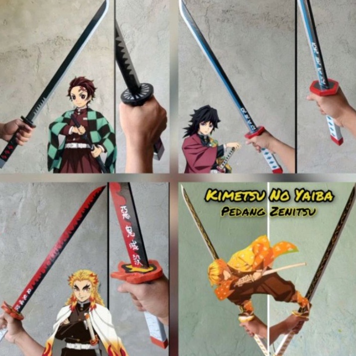 Jual Barang kerenQ6c6B mainan pedang kayu kimetsu no yaiba dan zoro ...