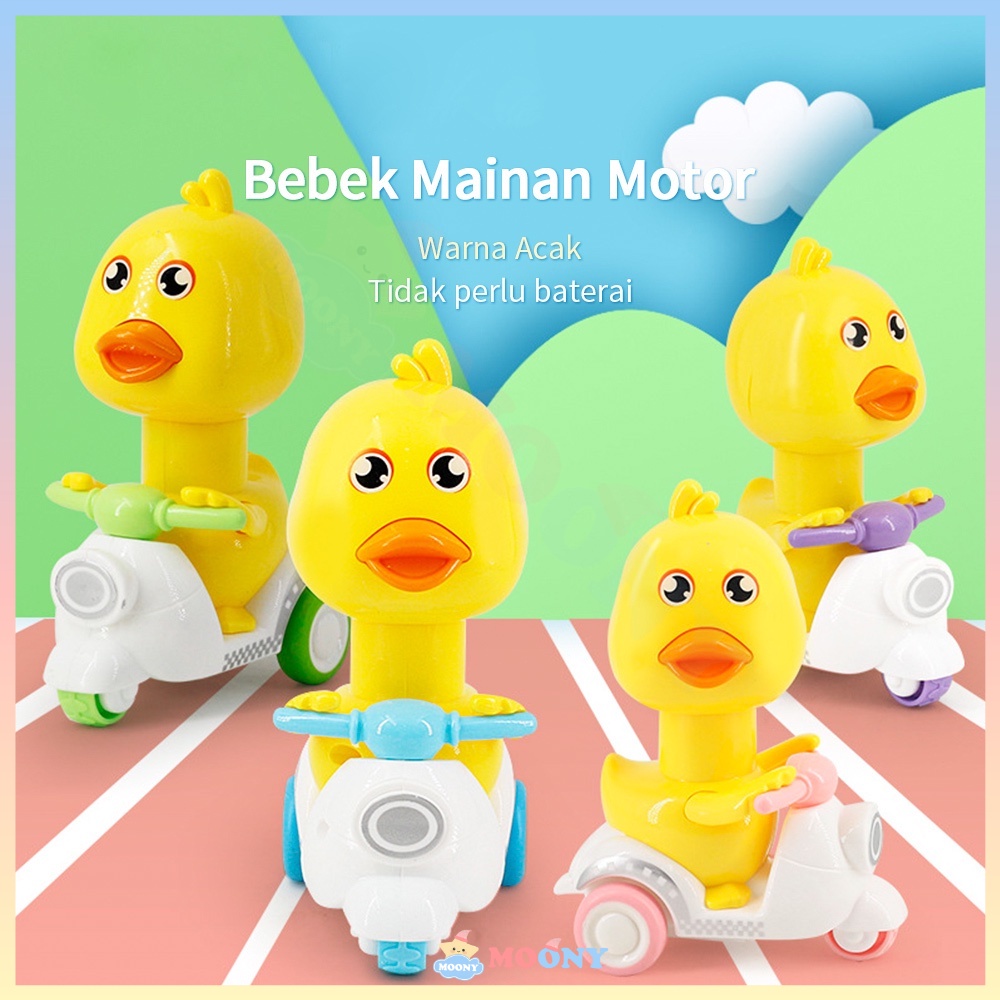 Jual Moony Mainan Anak Lucu Bebek Motor mainan mobil mobilan anak Tidak ...