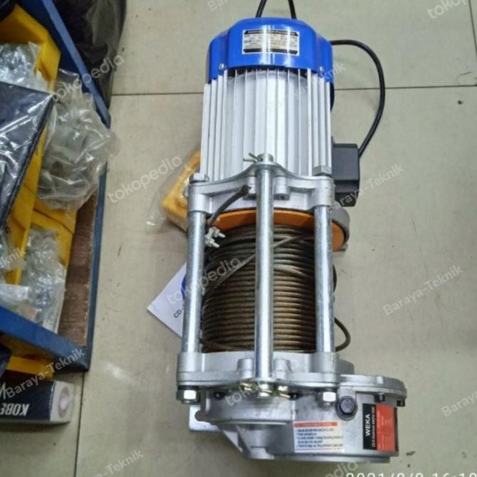 Jual Katrol Mini Listrik 1,2 Ton X 100 Meter / Electric Hoist 1200Kg ...