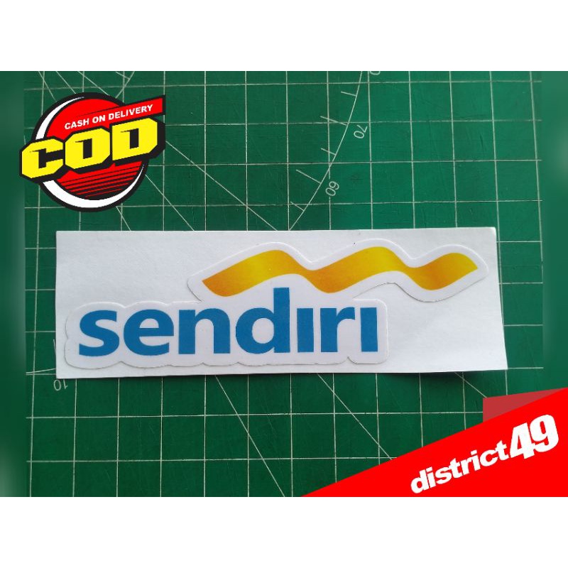 Jual Stiker PLESETAN SENDIRI - Stiker Print Cut Laminasi Glossy tahan ...