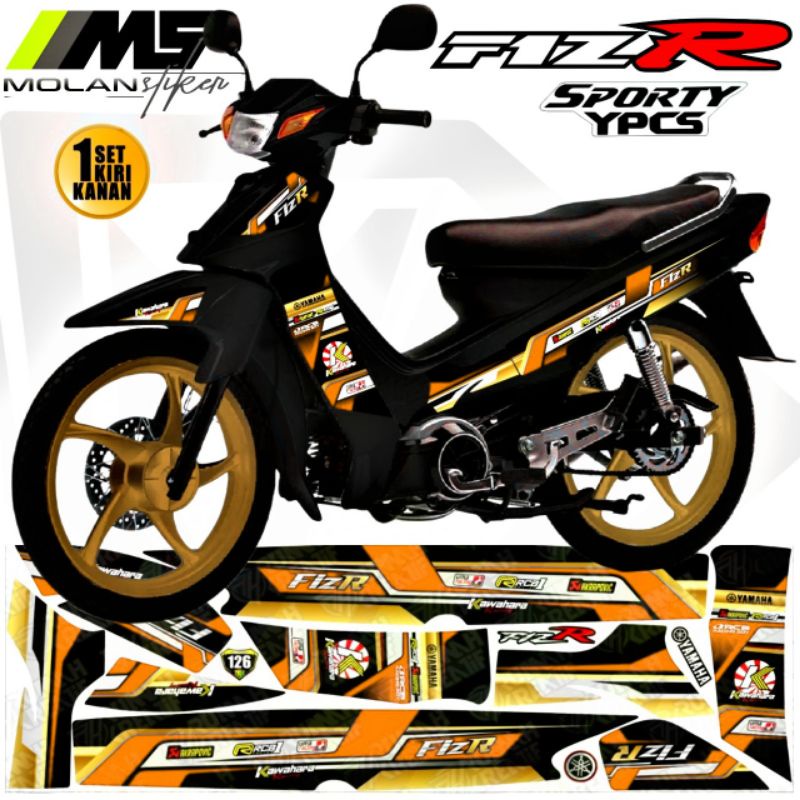 Jual Decal Sticker Striping Variasi F1ZR 110 2 Tak /Variasi Yamaha F1zr ...