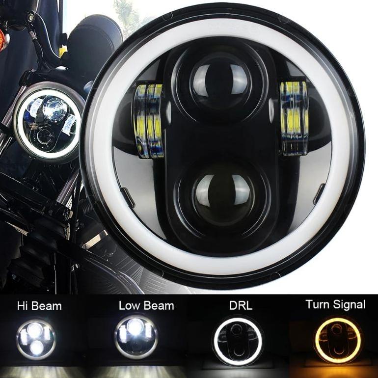 Jual Lampu Led Daymaker 7inchi spider eyes | Shopee Indonesia