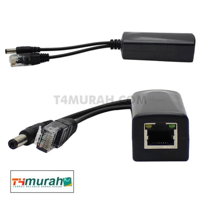 Jual Kabel External POE Converter 48V to 12V POE spiter POE extender ...