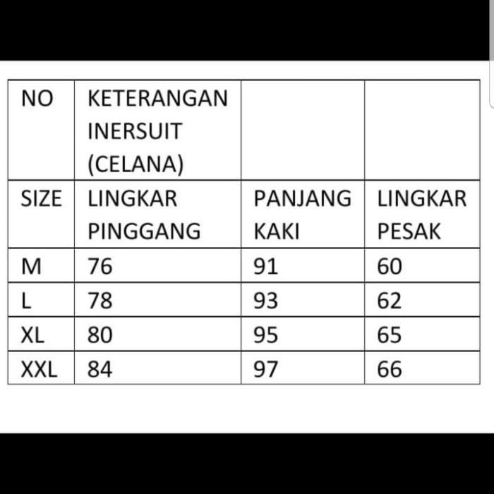 Jual Innersuit Alpin / Inner Suit Alpin (Daleman Wearpack) | Shopee ...