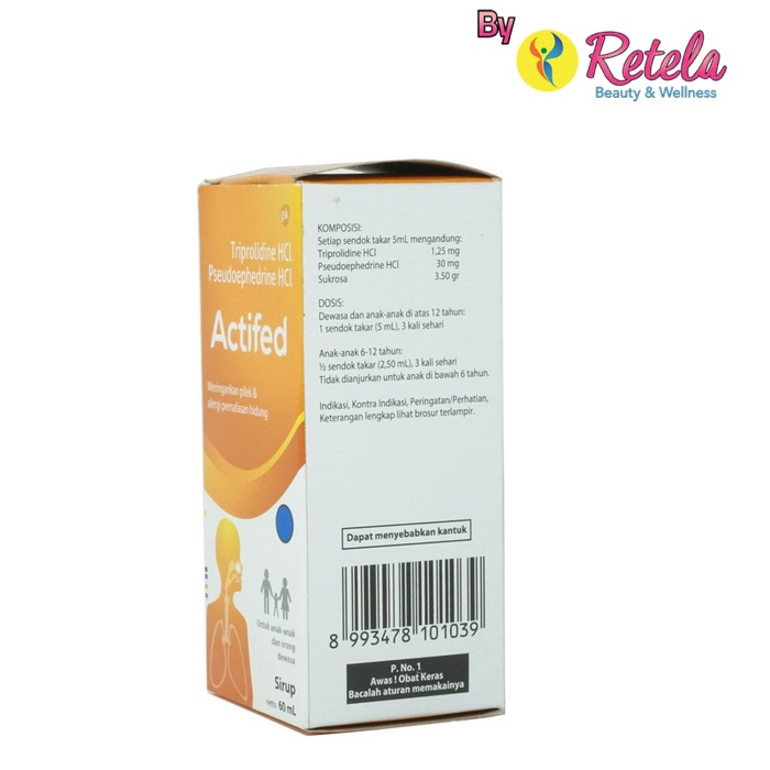 Jual Actifed Kuning Syrup 60Ml | Shopee Indonesia