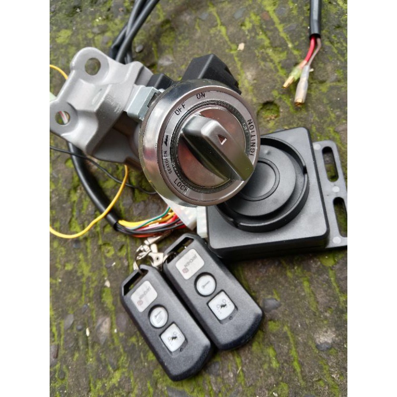 Jual Smart Keyless Key Yamaha Nmax Sensor Alarm Getar Bunyi | Shopee ...