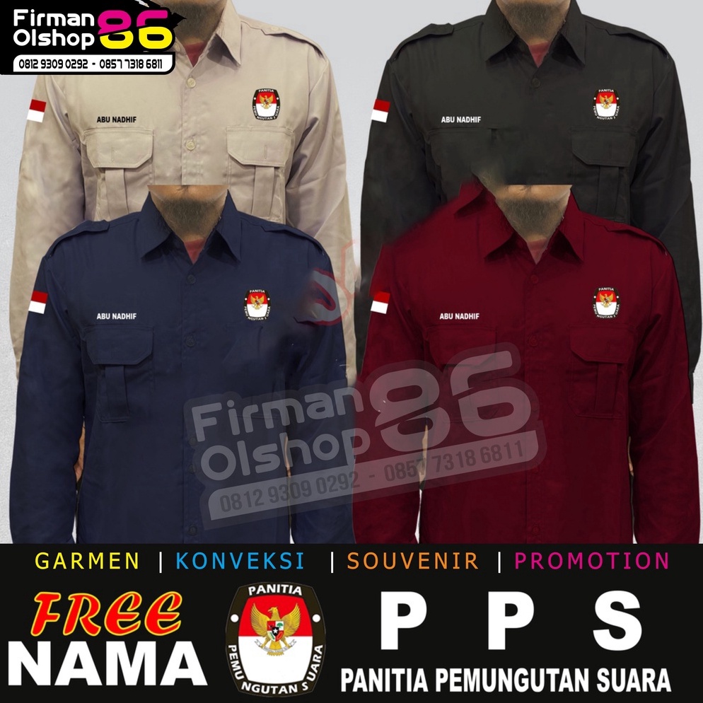 Jual Keluaran Terbaru..!! BIG SIZE KEMEJA PPS SERGAM PPS LENGAN PANJANG ...