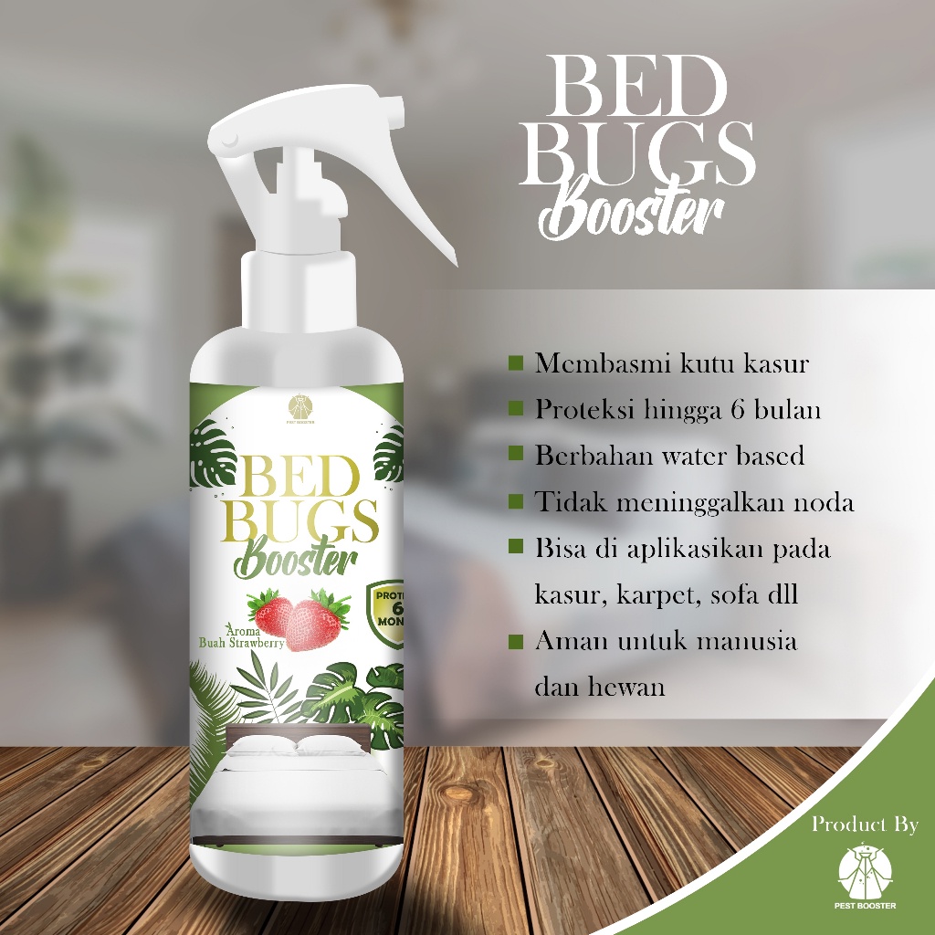 Jual Bed Bugs Booster Spray Melindungi 6 Bulan!! Strawberry Bebas ...