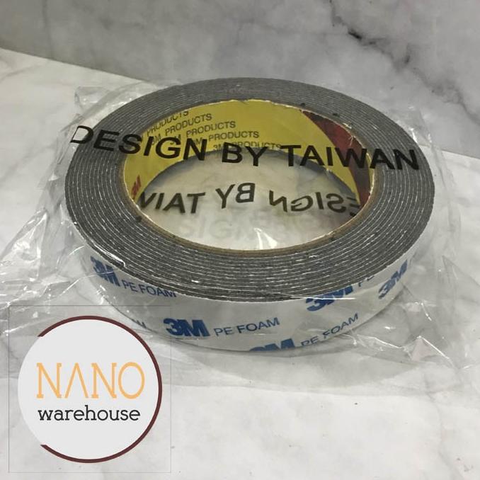 Jual +++++] Double Tape 3m Putih Foam / Isolasi Timbal Balik Busa 23mm ...