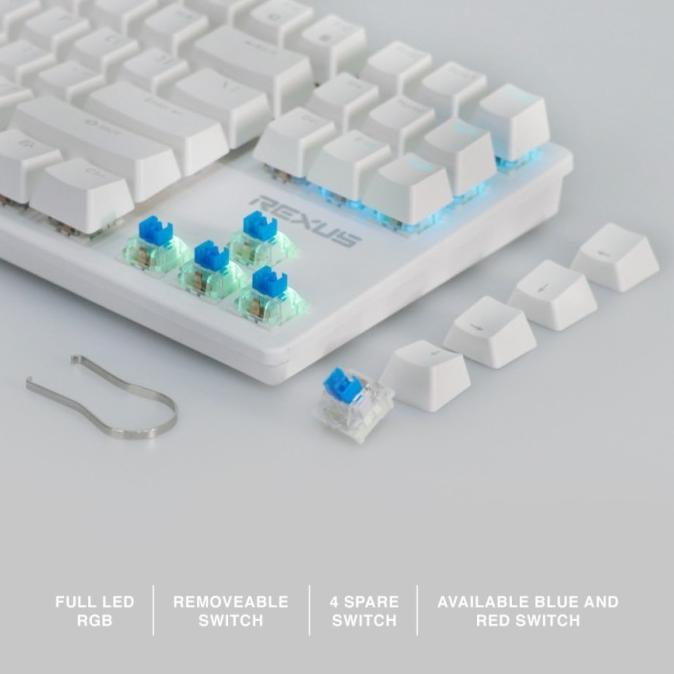 Jual TER-UPDATE REXUS KEYBOARD GAMING MECHANICAL LEGIONARE MX9 TKL RGB ...