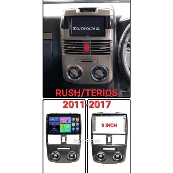 Jual Frame Head Unit Android 9 Inch Toyota Rush/Daihatsu Terios 2011 ...