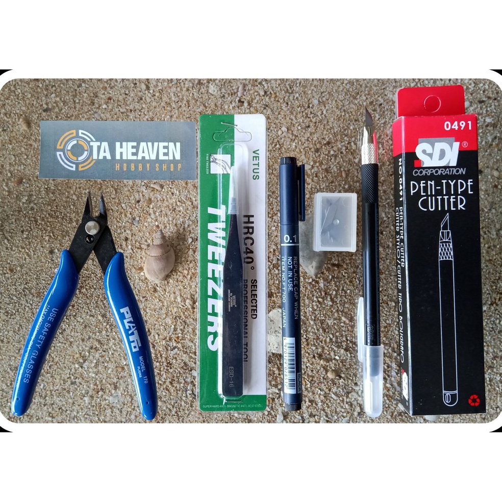 Jual Gunpla Basic Tool Set - Alat Rakit Gundam Model Kit Tool 91 ...