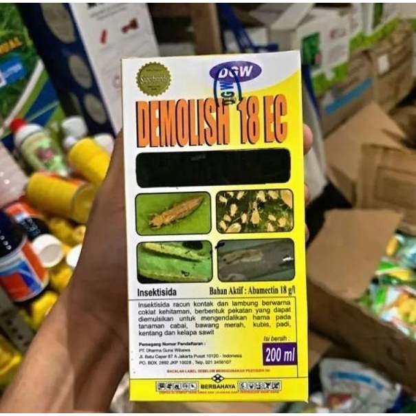Jual DEMOLISH 18 EC 200 ML INSEKTISIDA ABAMEKTIN | Shopee Indonesia