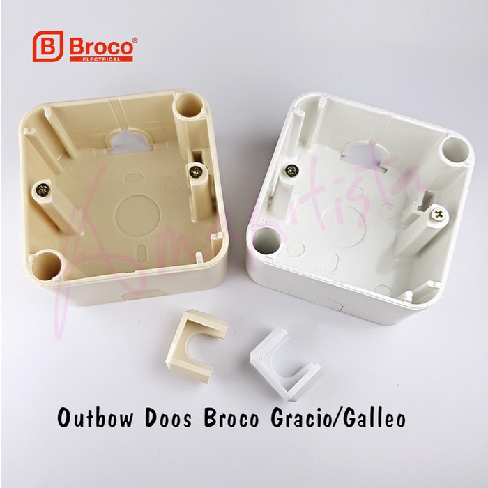 Jual Outbow Doos Broco Gracio/Ontario/Galleo Single Surface Mounted Box ...
